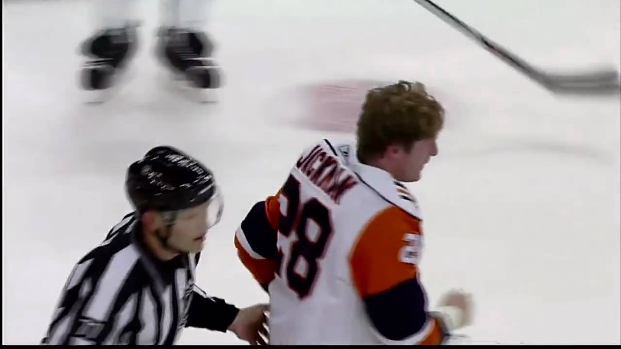 Tim Jackman vs Shawn Thornton Nov 16, 2009 - YouTube