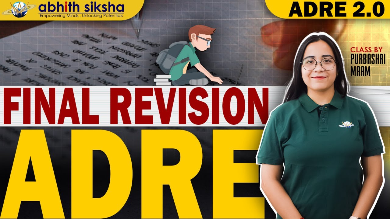 FINAL REVISION FOR ADRE II ADRE 2.0 - YouTube