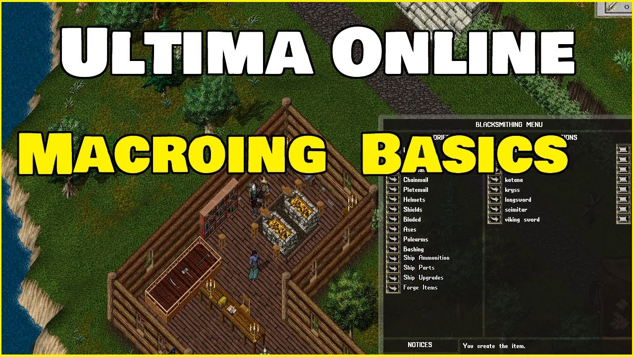 Ultima Online Macro's For Beginners 2022 - YouTube