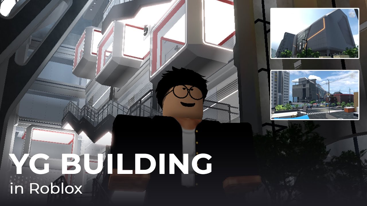 I built YG Entertainment Building in Roblox!!! - YouTube