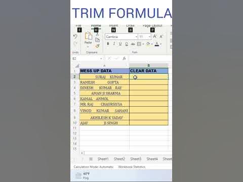 MS Excel ka tips and tricks / #msexcel #ms #excel - YouTube