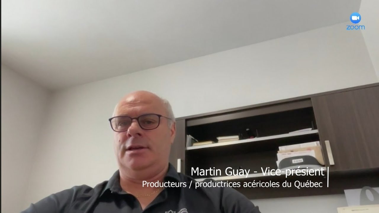 Entrevue - Martin Guay, v.p. des Producteurs & productrices acéricoles ...