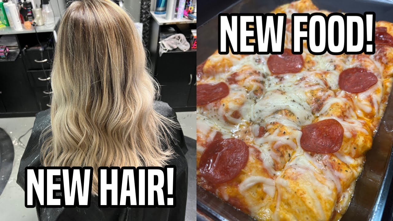 WINTER DAILY VLOG: GETTING MY HAIR DONE AND NEW BUBBLE PIZZA RECIPE ...