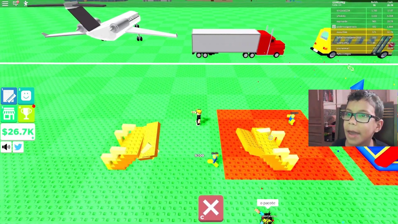 O maior construtor do roblox - bulding Simulator 2 - YouTube