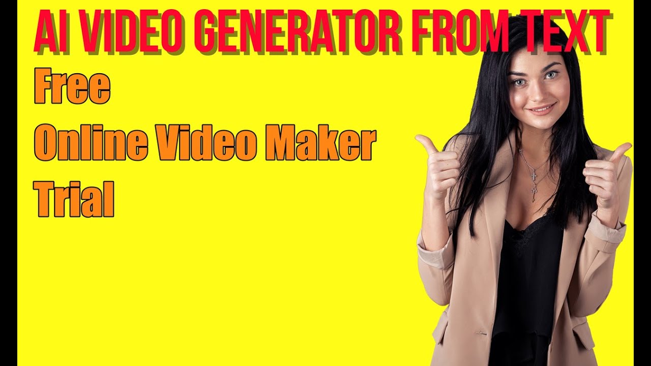 AI Video Generator from Text | Free Online Video Maker Trial - YouTube