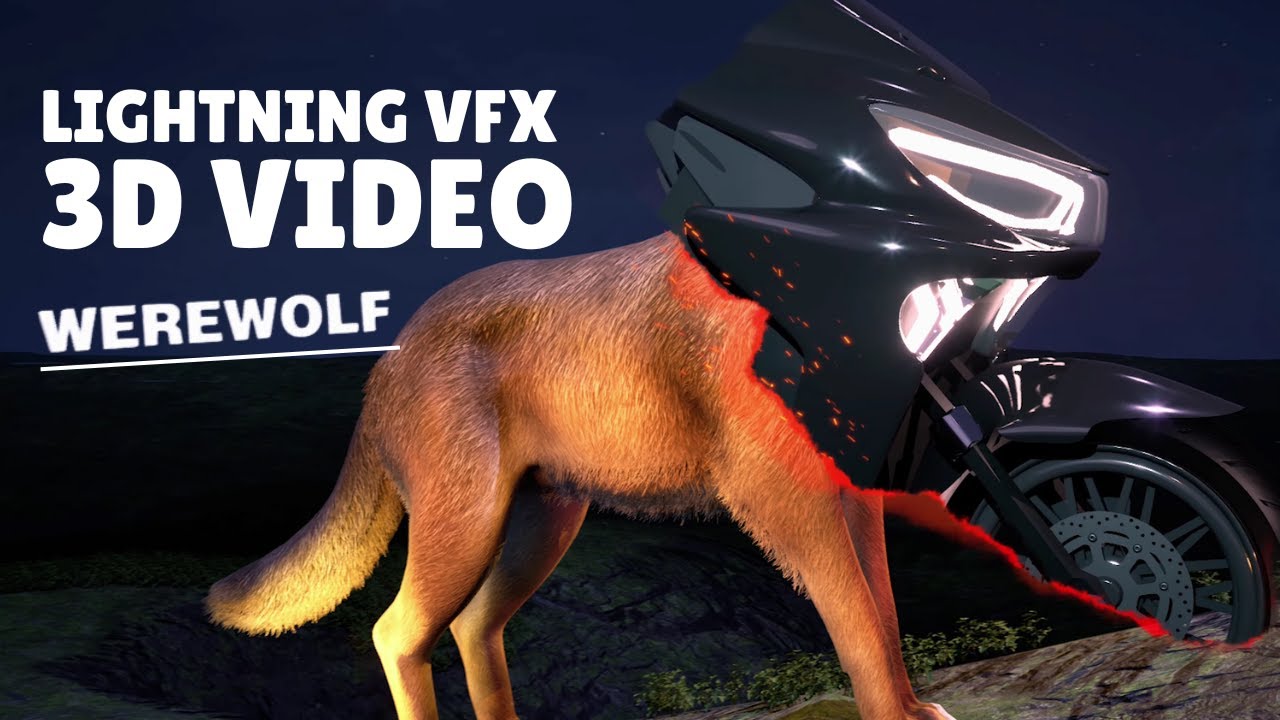 From Wolf to WereWolf Bike | Stunning 3D VFX by Cputek for Hestur - YouTube