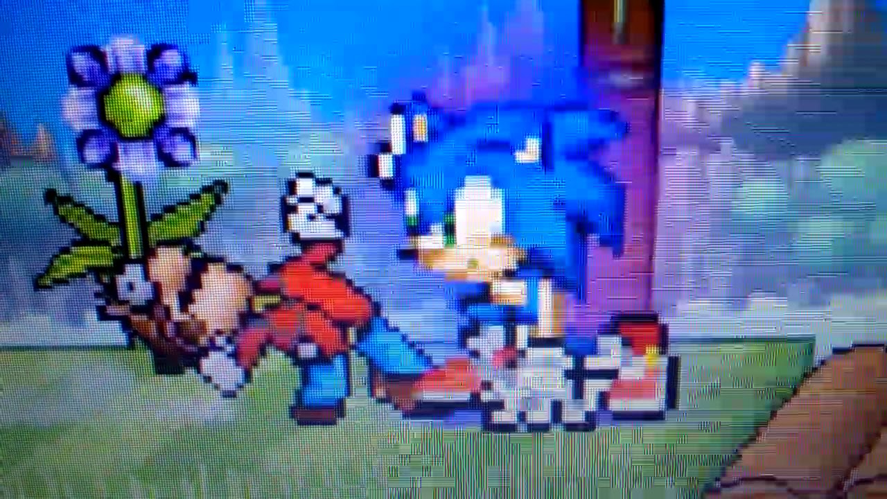 super smash bros crusade sonic the hedgehog sprites(2) - YouTube