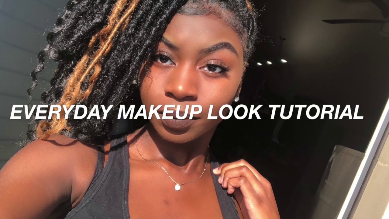 Everyday Makeup Routine For Black Women - YouTube