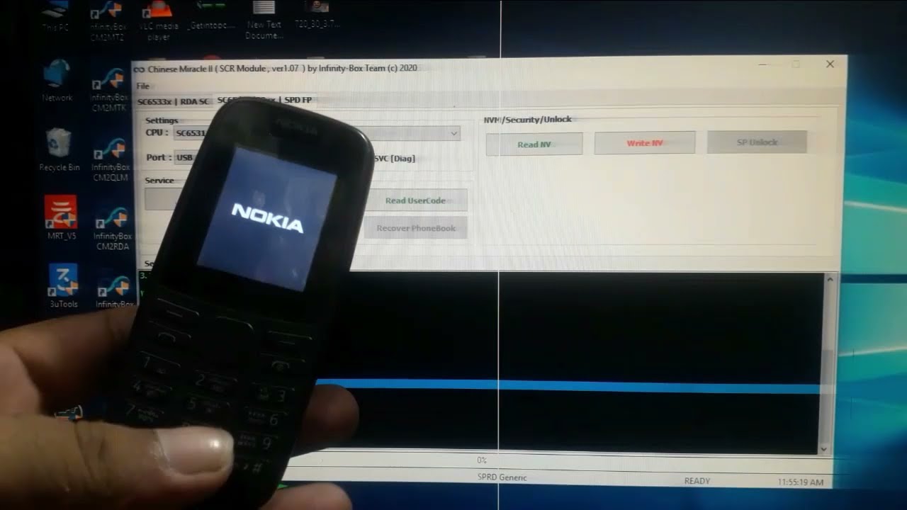 Nokia 105-TA-1174-Security code Unlock 100 CM2 - YouTube