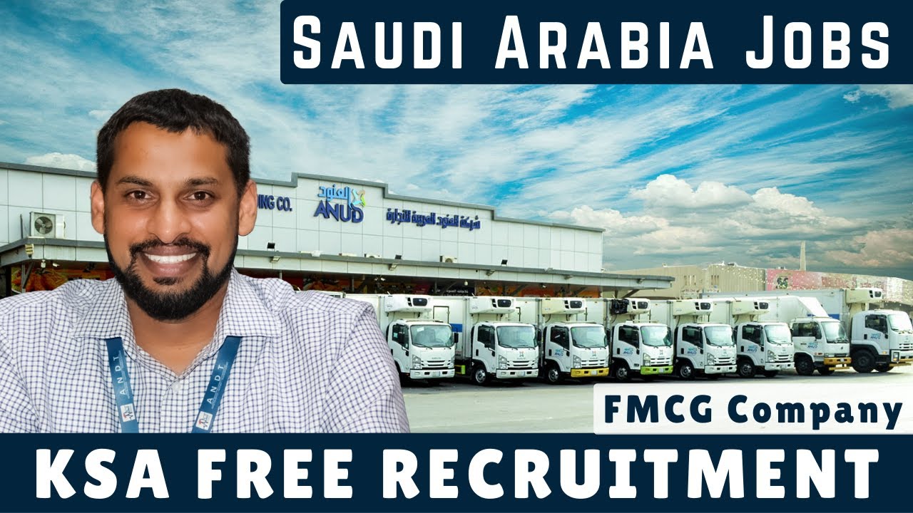 KSA FREE Recruitment for FMCG Company in Saudi Arabia | #gulfjobs - YouTube