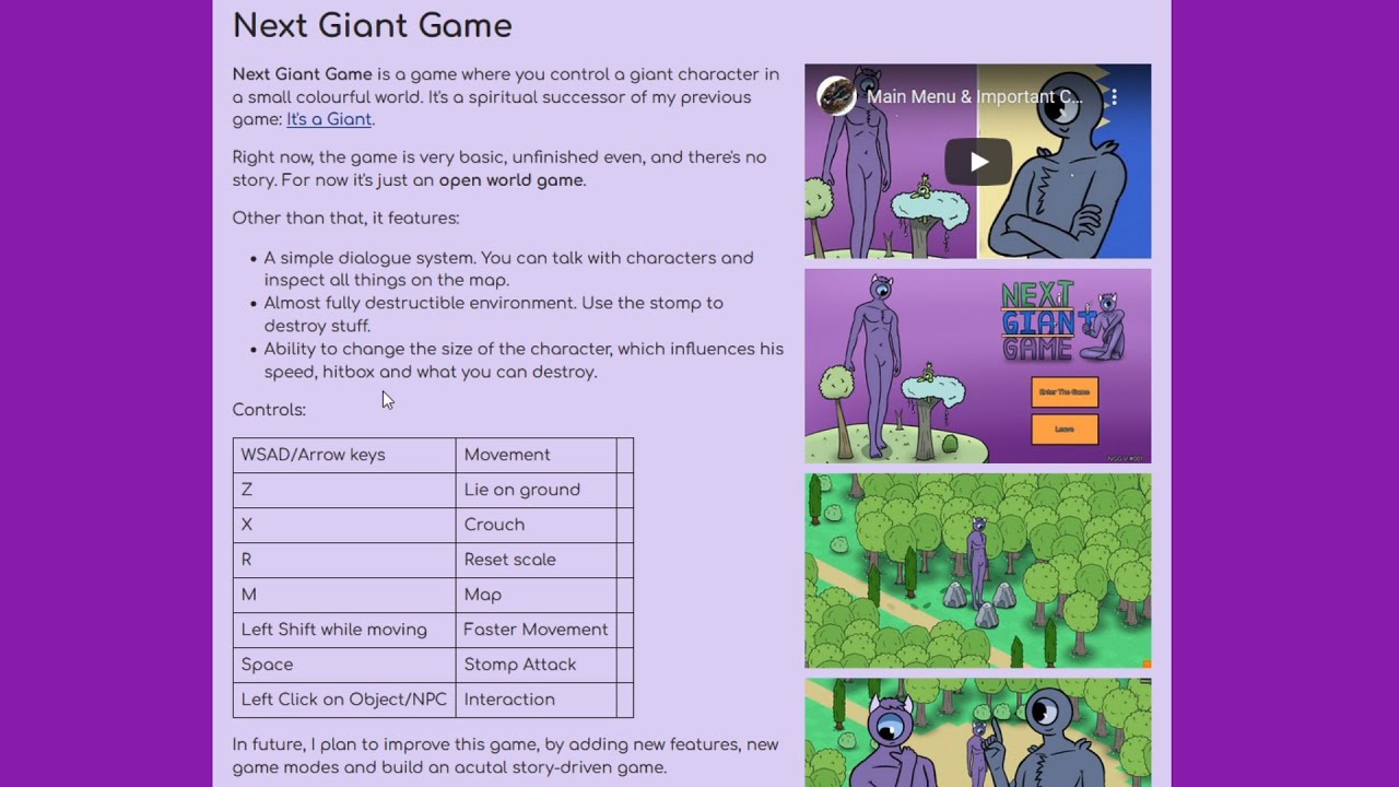 Next Giant Game is out now! - YouTube