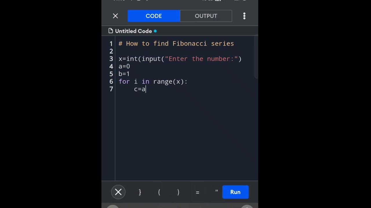 In Python How To Find Fibonacci Seriespythonprogramming Python Basic Softwareengineer