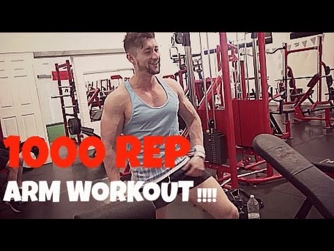 1000 REP ARM WORKOUT - YouTube