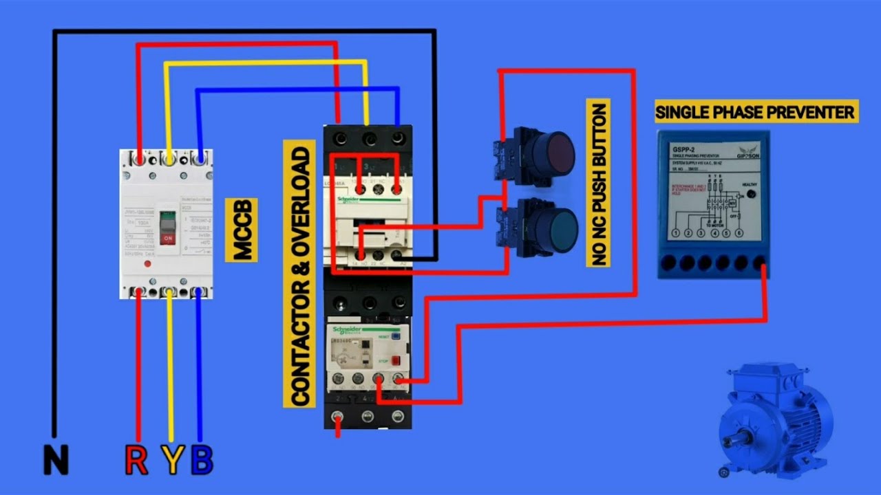 Single phase preventer connection diagram| |preventer| |Conaction ...