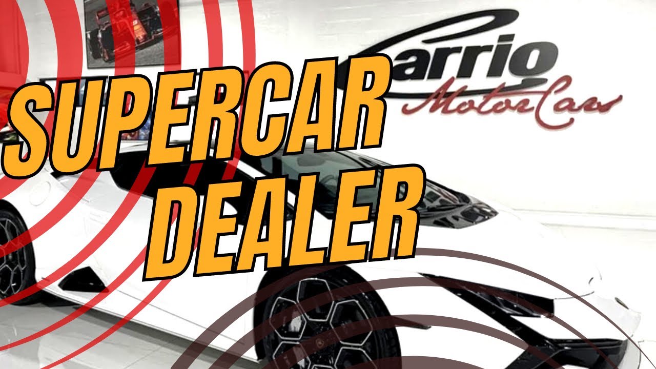 How to own a Supercar Dealership at 26! Carrio Motor Cars Pushmanmitch ...