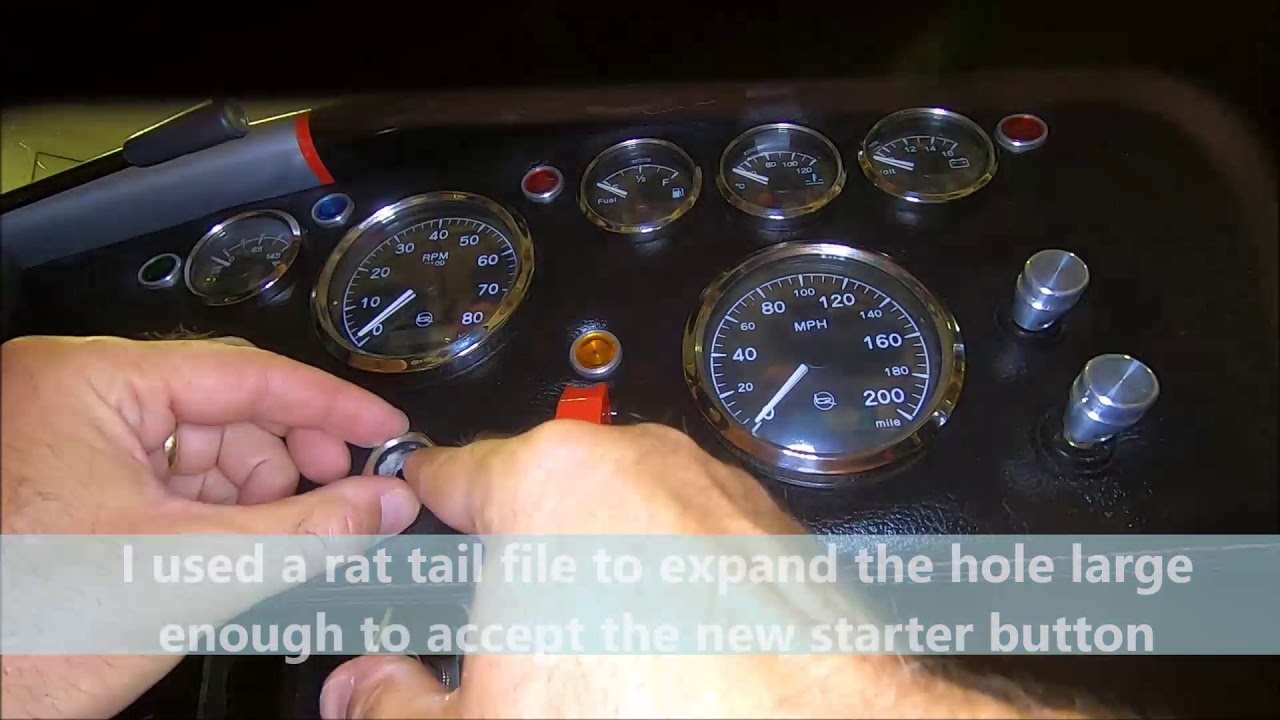 How I Do It--Push Button Starter Switch Upgrade in my Backdraft Racing ...