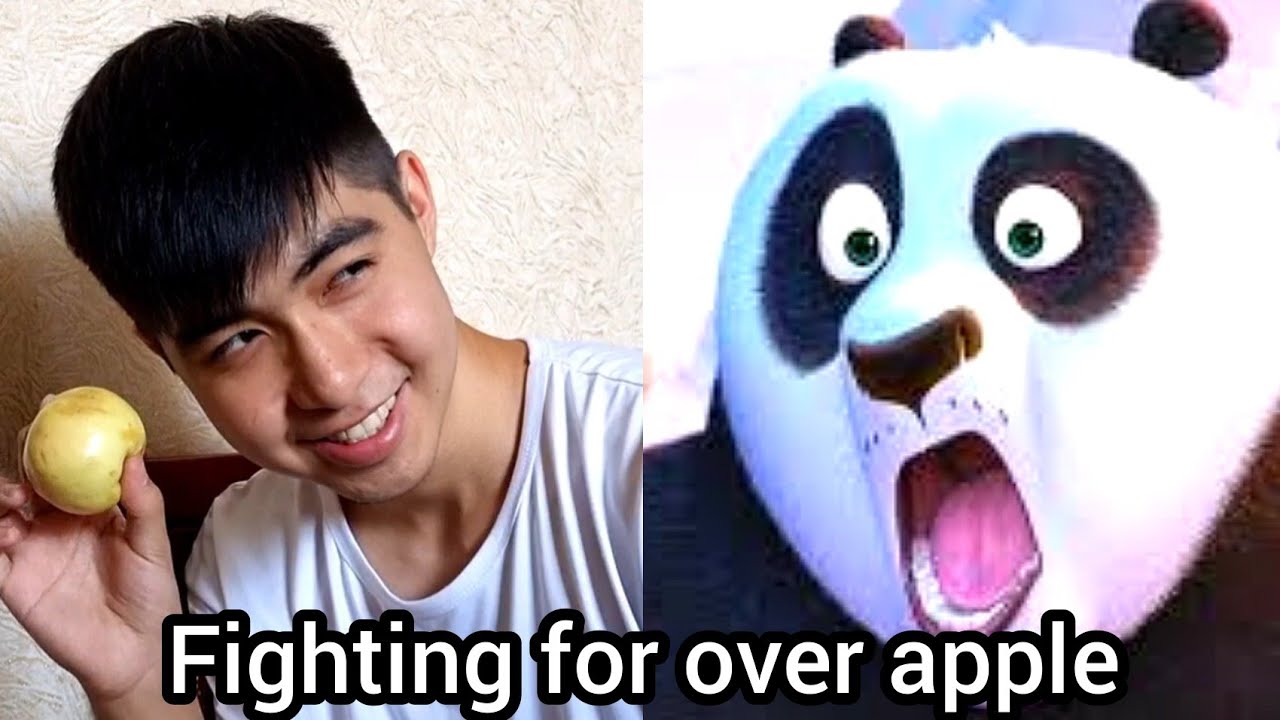 COMEDY FIGHT SCENE | FIGHTING FOR OVER APPLE - YouTube