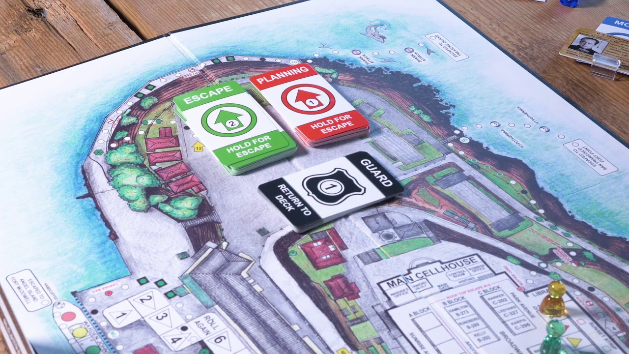 Alarm 22 Escape from Alcatraz Board Game All How To Play Videos - YouTube