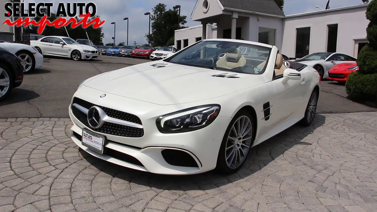 2017 Mercedes-Benz SL550 Roadster, Designo Diamond White, Select Auto ...