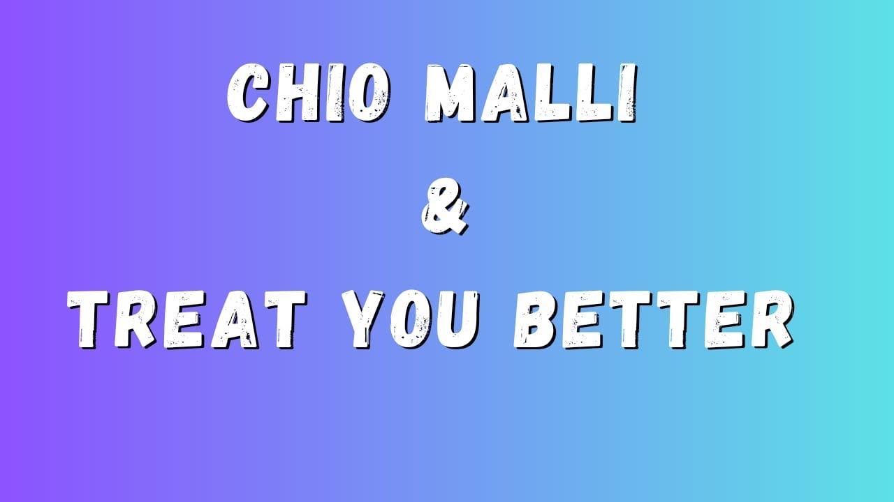 Chio malli ️Treat you better mushup cover - YouTube