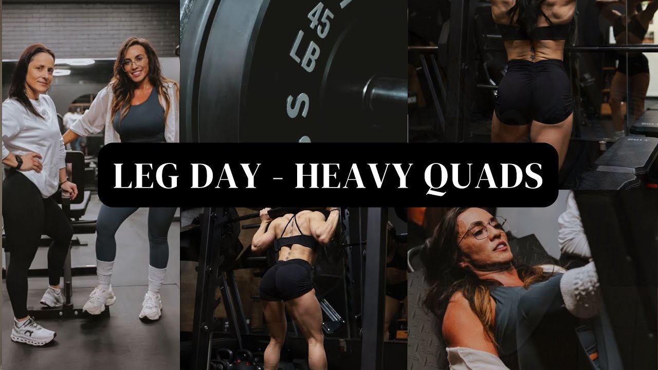 Leg Day - Heavy Quads | Tatiana Verega & Crystal Janke - YouTube