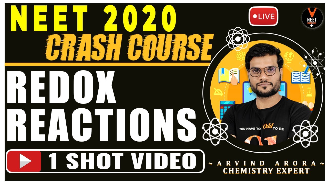 Redox Reaction Class 11 Chemistry One Shot NEET 2020 Preparation redox-reaction-class-11-chemistry-one-shot-neet-2020-preparation