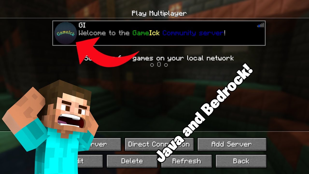 How to Join My Minecraft server Java & Bedrock - YouTube