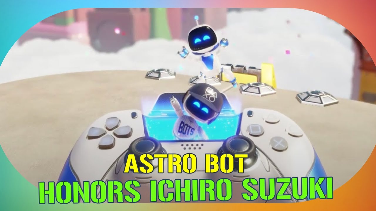 Astro's Baseball Bot: A Heartfelt Tribute to Ichiro Suzuki in Astro Bot! - YouTube
