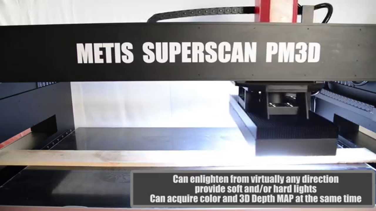 METIS SuperScan PM3D - Large format scanner for Decor Industry - YouTube
