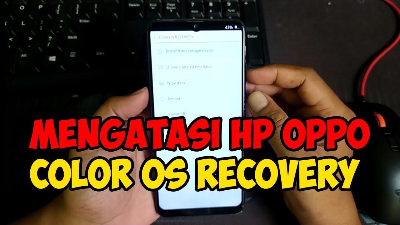 cara mengatasi hp oppo masuk color os recovery mode - YouTube
