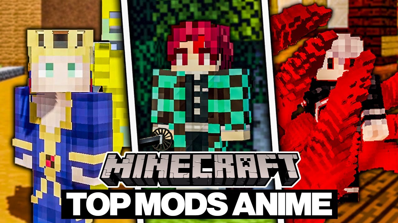 Top 5 Mods de Anime para Minecraft 😲🉐🈺 #3 c/TheKalo - YouTube