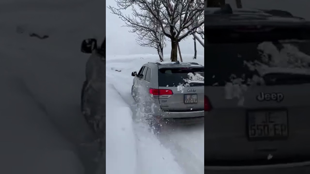Jeep Grand Cherokee snow adventures - YouTube