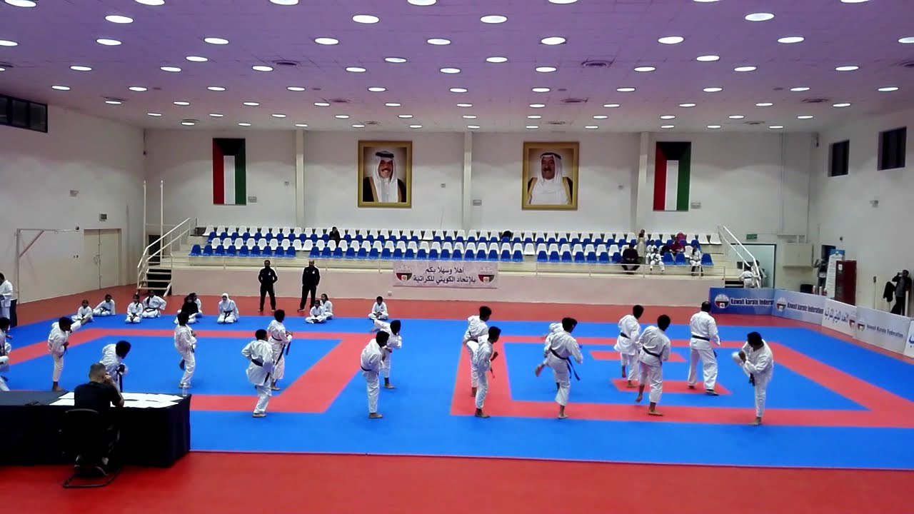 Karate Katta Test Conducted in Kuwait Karate Federation Brown Belt ...