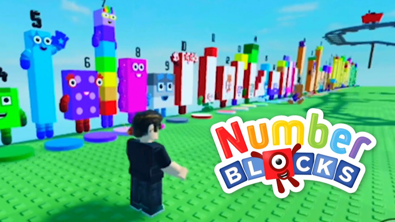Numberblocks Roblox | Fun Fast Roblox Cart Ride - YouTube