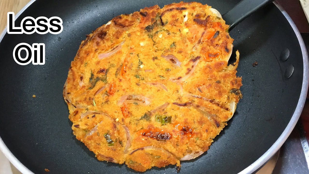 10 Minutes Chatpata Breakfast Recipe | Less Oil Breakfast Recipe | Less ...