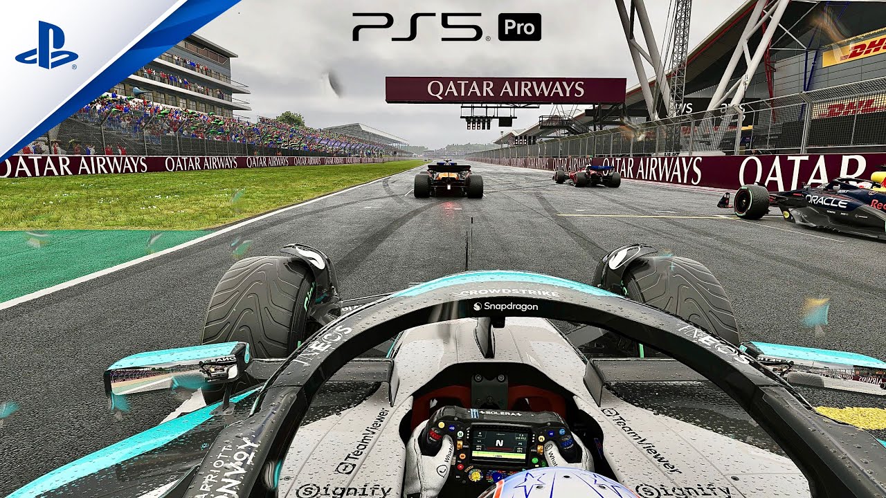 F1 25 British Grand Prix | PS5 Pro Ray Tracing 4K Gameplay at ...