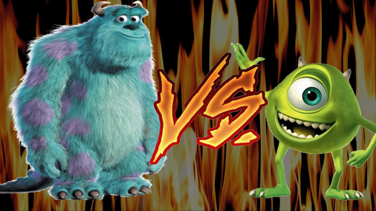 James P. Sullivan vs. Mike Wazowski (Scary Scream Competition, Epic ...