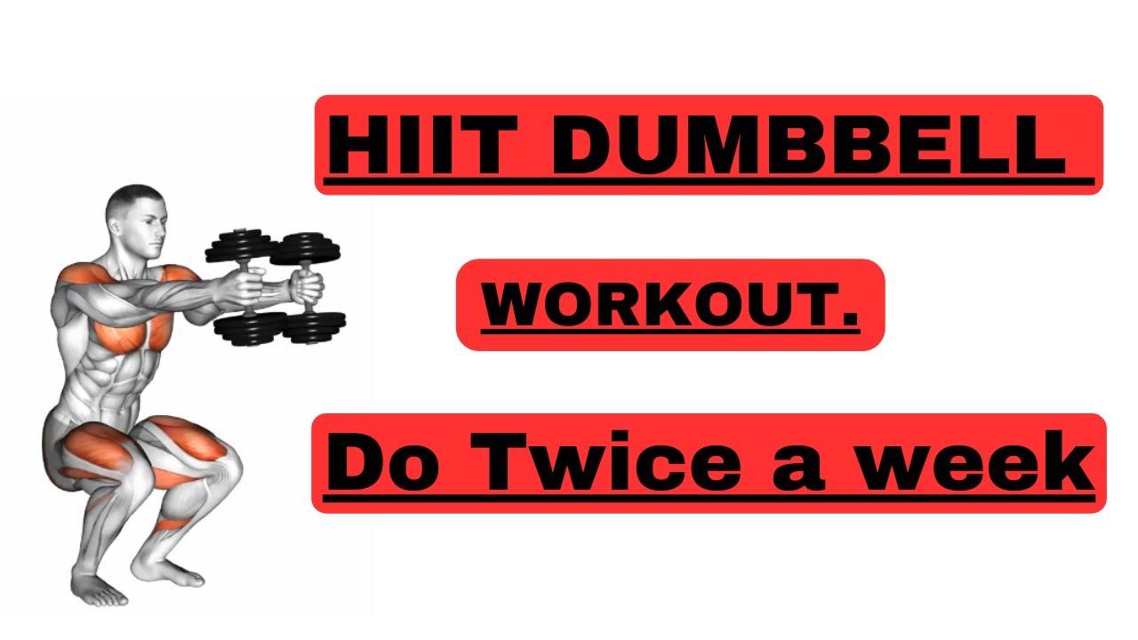Weekly Twice full body Dumbbell Workout - YouTube