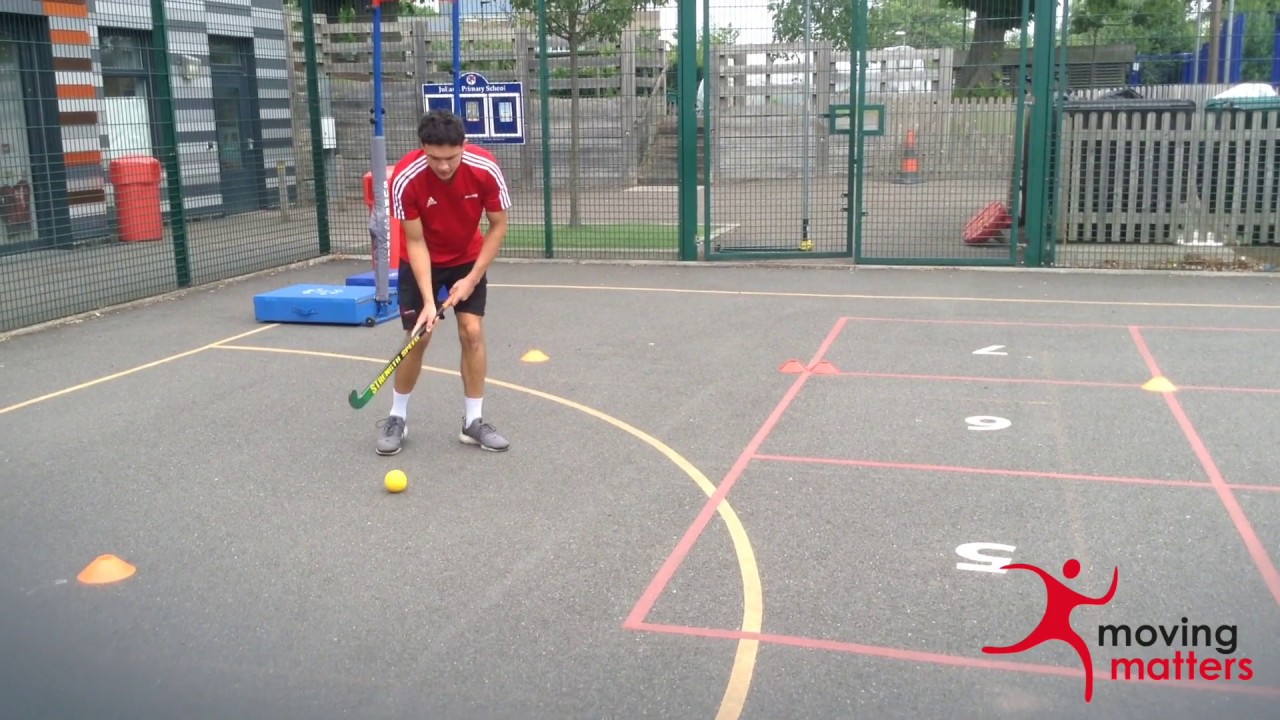 Social Distancing PE - Hockey: Pass and Receive - YouTube
