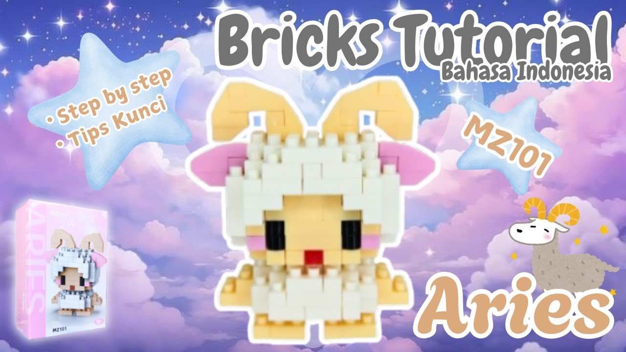 How to Build a Bricks Zodiac Aries MZ101 I Tutorial Lego Bricks Mini ...
