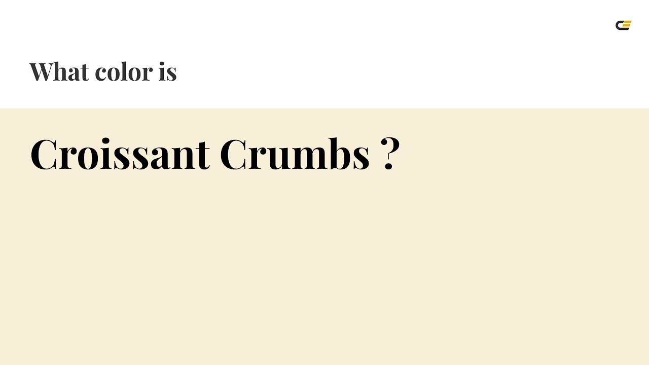 Croissant Crumbs color #f8efd8 hex Cool Yellow color f8efd8 - YouTube