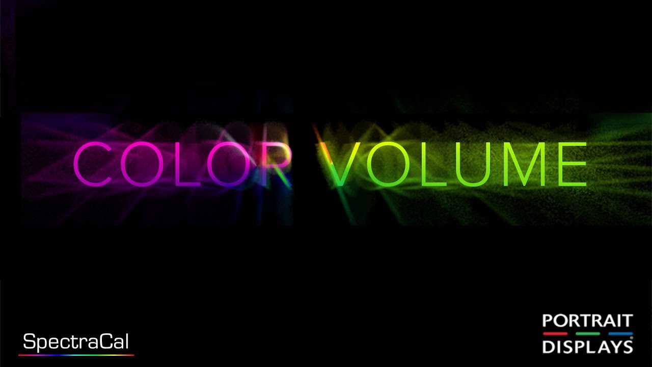 Color Volume Webinar with SpectraCal - YouTube