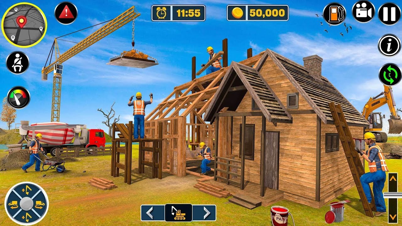 Village jcb excavator sim | jcb game | jcb wala game | jcb truck game ...