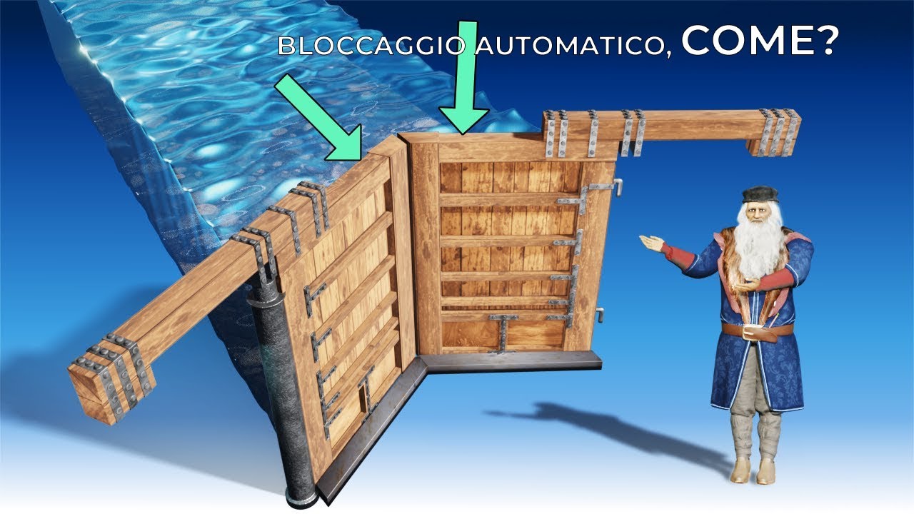 L'invenzione GENIALE di Leonardo da Vinci – Le chiuse Mitrate - YouTube