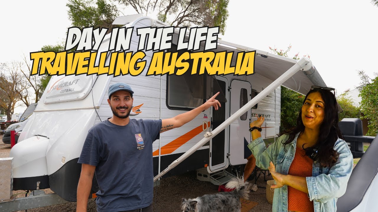 DAY in the LIFE of Full Time Caravanners - Big Lap of Australia - YouTube