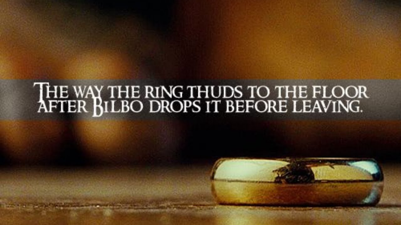 The One Ring being dropped without bouncing comparison - The Lord Of ...