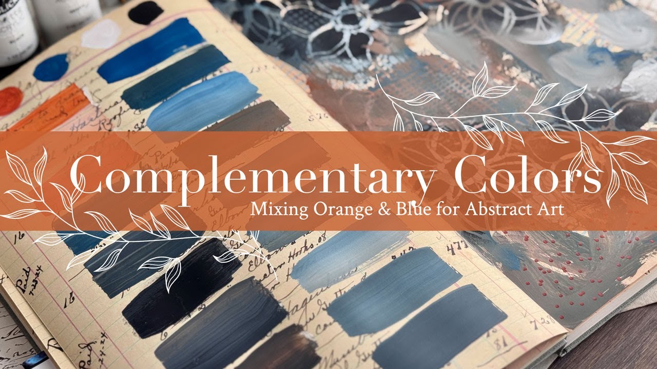 Complementary Color Abstract Paintings