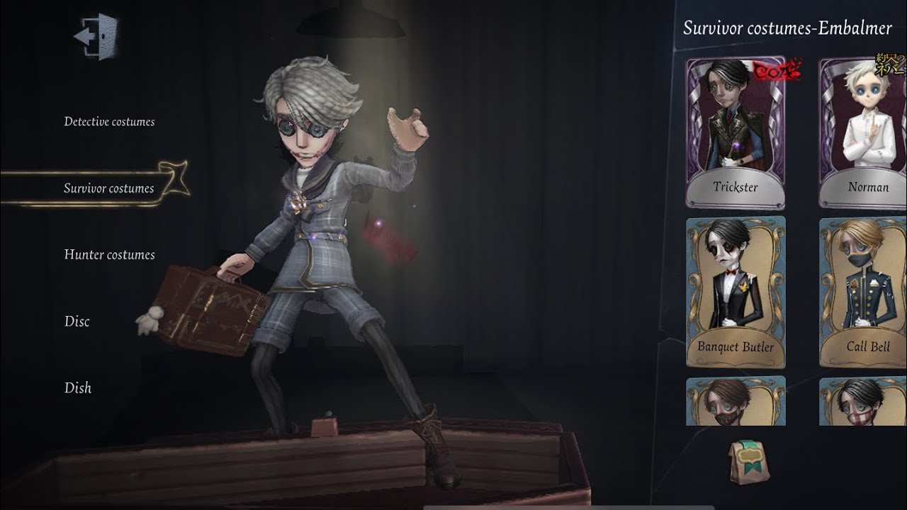 Identity V Blindspot” Embalmer Once Skin Gameplay Youtube