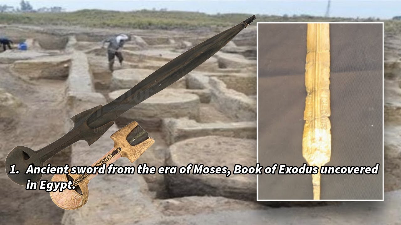 Ancient sword from the era of Moses, Book of Exodus uncovered in Egypt🔥 ...
