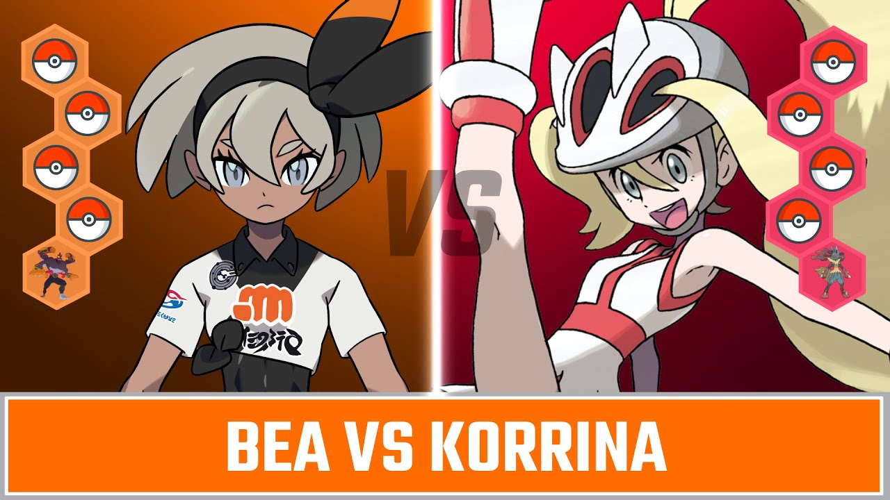Gym Leader Pokemon Battle: Bea vs Korrina - YouTube